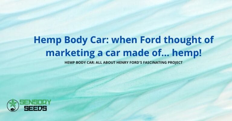 The history of the hemp car | The Ford hemp car